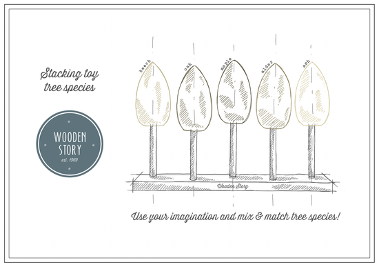 Wooden Forest of Trees by Wooden Story – Lindquist Lane