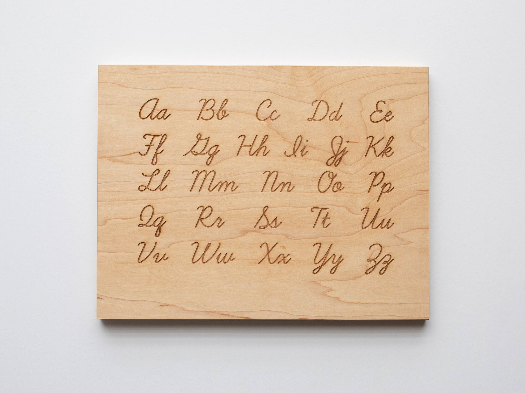 Alphabet Board with Cursive Uppercase & Lowercase with Stand ...
