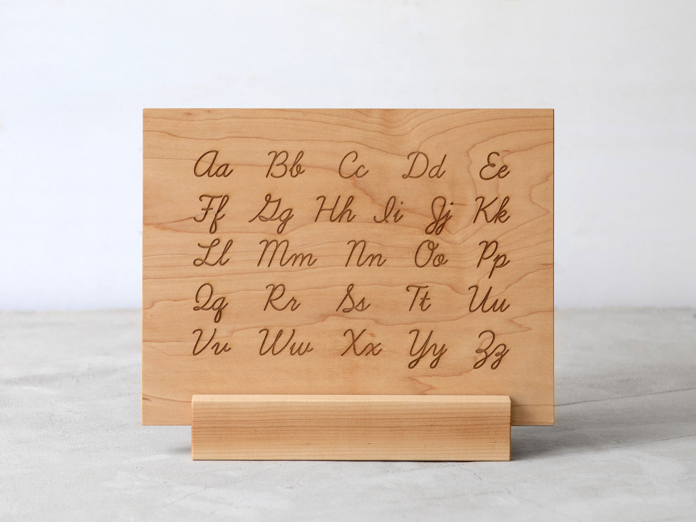 Alphabet Board with Cursive Uppercase & Lowercase with Stand ...